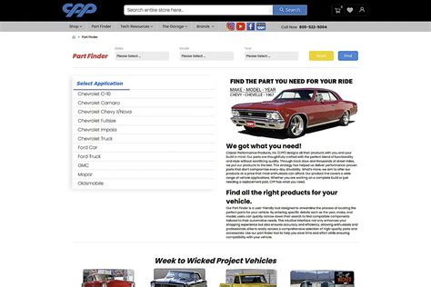 Classic Performance Products Unveils New Website