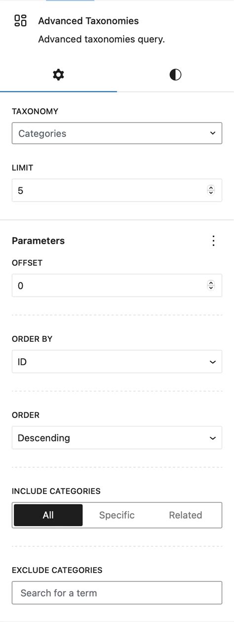 Advanced Taxonomies Blocksy