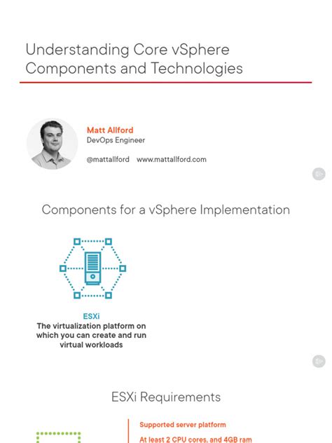 Understanding Core Vsphere Components And Technologies Slides Pdf Virtual Machine V Mware