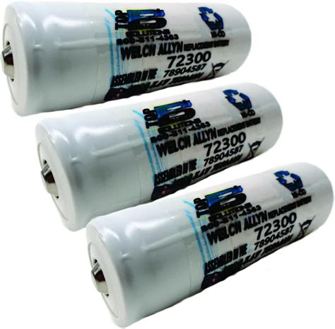 3pc 72300 Replacement Battery For Audioscope 3 Audiometer Health And Household