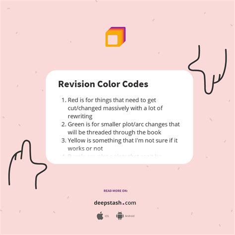 Revision Color Codes Deepstash