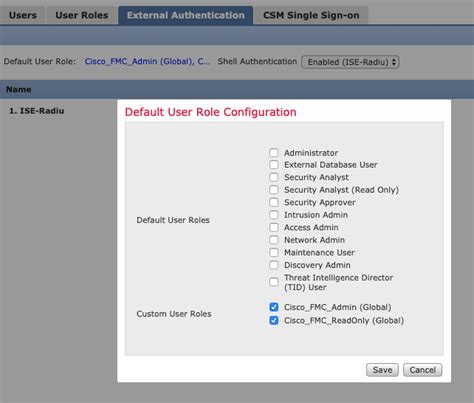 Solved Ise 22 Fmc User Radius Authentication Cisco Community