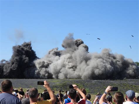 Blasting Of The Skip Mining Tower Of The Lazy Coal Mine Editorial Stock Image Image Of Area