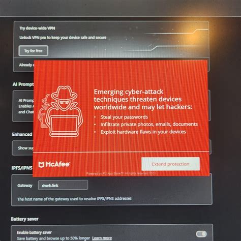 Pop Up Wont Go Away Rmcafee