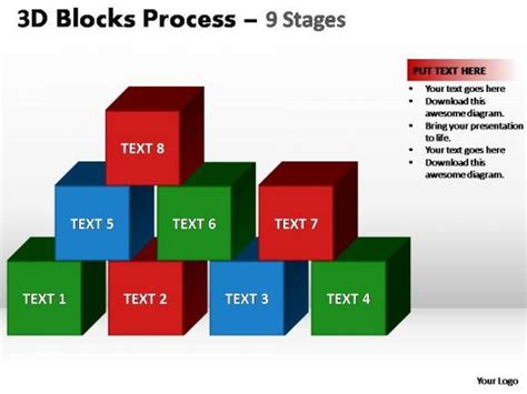 PowerPoint Design Slides Image Blocks Process Ppt Template