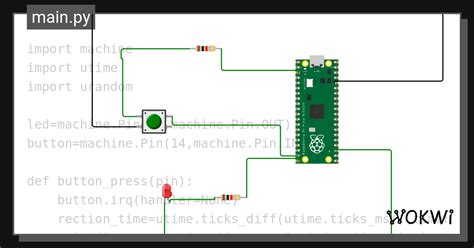 Single Playerreaction Time Game Wokwi Esp32 Stm32 Arduino Simulator