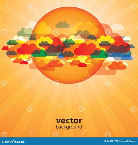 Abstract Cloud Background Vector Stock Vector Illustration Of Background Pattern 263087782