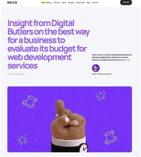 Webflow Webdesign Webdevelopment Php Html Uiux Ui Uidesign Ux Digital Butlers