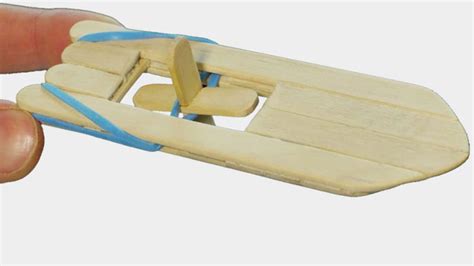 کاردستی قایق با چوب بستنی با آموزش ویدئویی مراحل