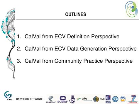 PPT COLLOCATION MEETING An Overview On ECV Validation Process PowerPoint Presentation ID