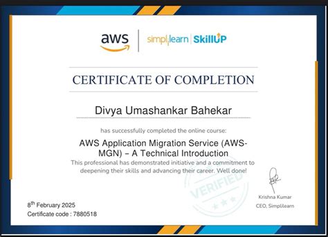 aws cloudcomputing certification awsmigration learningjourney