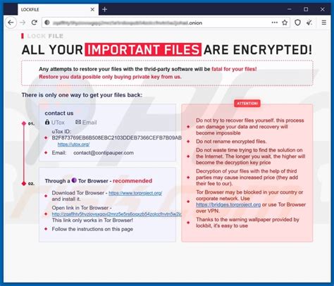 lockfile ransomware decryption removal and lost files recovery