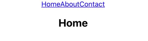 simple react router nav bar