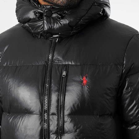 Ralph Lauren Puffer Shiney Black Dripstraat