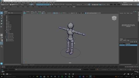 I Made A Character Model Basic Using Autodesk Maya Youtube