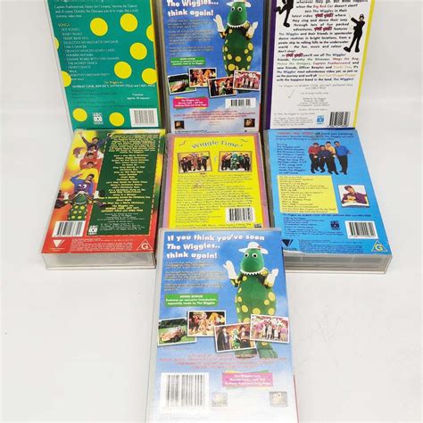 Wiggles Abc Vhs Bulk Lot 7 Video Cassettes Plus Henry The Octopus Dress
