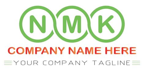 Premium Vector Nmk Letter Logo Design