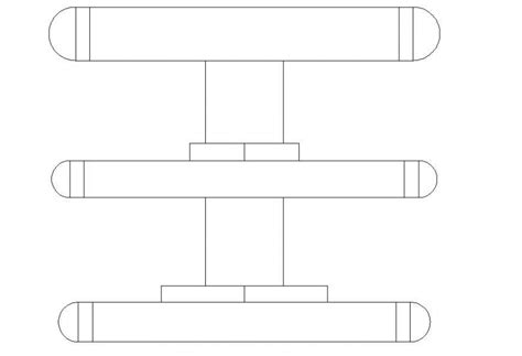 Gym Bike Drawings 2d View Elevation Autocad Software File Cadbull