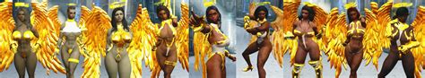 Golden Angelic Armor Sets Cbbe Le Downloads Skyrim Adult And Sex Mods Loverslab