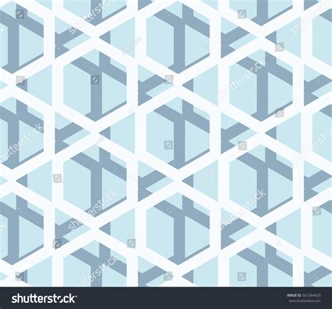 Pentagon Seamless Patternvector Background Stock Vector Royalty Free