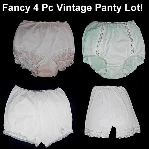 4pc Vintage Panties Lot Nylon Lace Chiffon Fancy And Fun Flickr