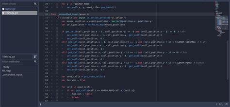 Unhandled Input In TileMap Is Not Handling Events Programming Godot Forum