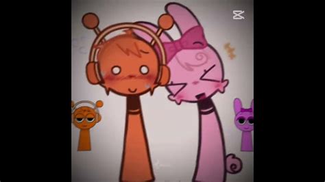 Edit Pinky X Oren 🩷🧡 Vs Raddy X Oren ️🧡 Youtube