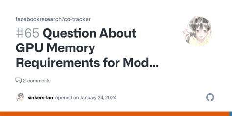 Question About Gpu Memory Requirements For Model Training · Issue 65 · Facebookresearch Co