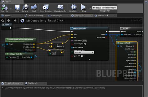On Mouse Click Event Wont Work Blueprint Unreal Engine Forums