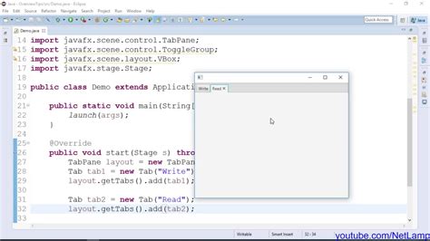 Javafx 104 Tab Und Tabpane Youtube