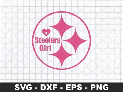 Steelers Girl Svg Vectorency
