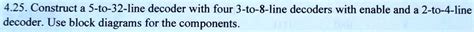 Digital Logic 425 Construct A 5 To 32 Line Decoder With Four 3 To 8