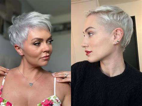 Trendy Gray Hair Pixie Cuts For All Ages Glamour Corner