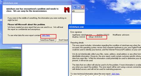 Buffer Overflow Attacks On The Minishare 141 Application