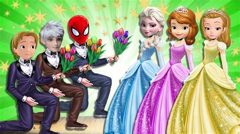 Sofia The First And Frozen Elsa Went To A Dance Party With Jack And