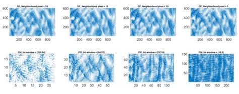 Comparison Of Displacement Vector Density Between Farneback Algorithm