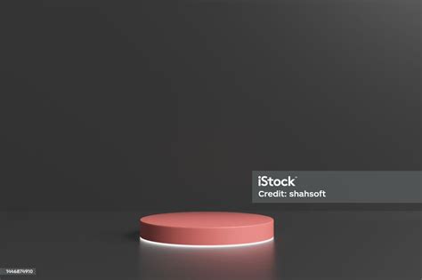 빈 연단 제품 프레젠테이션을 위한 현대적인 미니멀 쇼케이스 장면 0명에 대한 스톡 사진 및 기타 이미지 0명 3차원 형태 강단 Istock