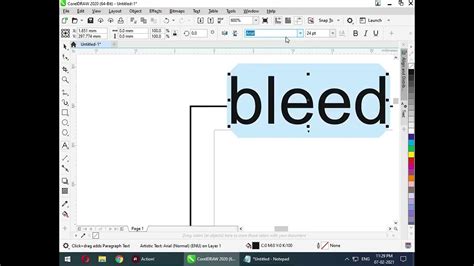 How To Add Bleed In Corel Draw Add Bleed In File YouTube