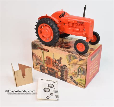 Raphael Lipkin Nuffield Tractor Mint Boxed Orange Version Jk Die Cast Models