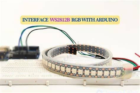 interface ws2812b rgb with arduino oceanlabz