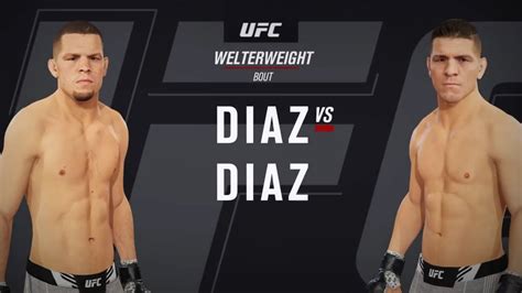 Ufc 4 Nate Diaz Vs Nick Diaz Welterweight Youtube
