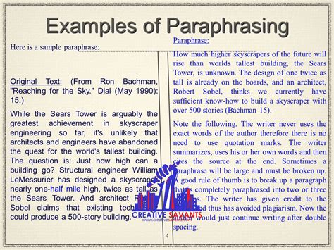 Do S And Don Ts Of Paraphrasing Ten Mistakes You Must Avoid At All
