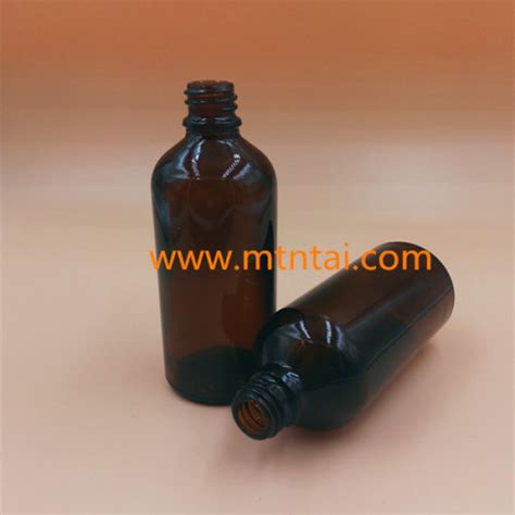 앰버 색상 에센셜 오일 병 100ml 의 고품질 앰버 색상 에센셜 오일 병 100ml