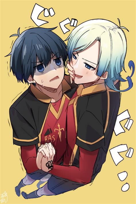 Isagi Yoichi And Michael Kaiser Blue Lock Drawn By Omuretsu Danbooru