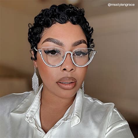 Sparkle Glasses Sparkle Cateye Silver Glasses Zeelool