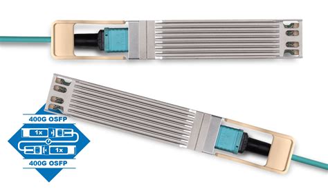 Msa Compliant 400gbase Aoc Osfp To Osfp Mmf Lszh Active Optical Cable