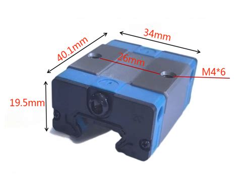 Stainless Steel Linear Rail Mm Mm CNC Linear Guide Rail Low Noise Guideway D Printer