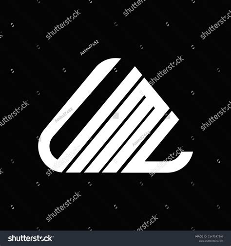 Uml Letter Logo Creative Design Vector Stock Vector Royalty Free 2247147389 Shutterstock