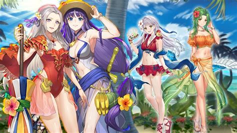 Fire Emblem Heroes Summer Sexy Swimsuit Edelgard And Elincia