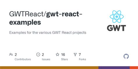 GitHub GWTReact Gwt React Examples Examples For The Various GWT React Projects